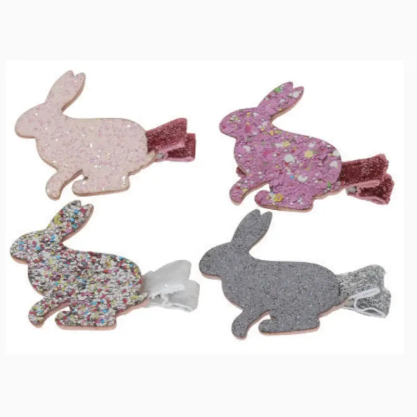 Bows Art-Sparkle Bunny Popper Clip – Atterdag Kids